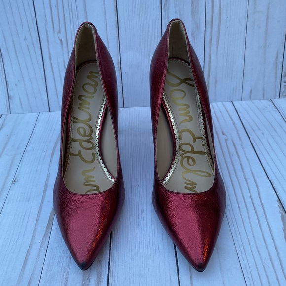 Sam Edelman | Shoes | Authentic Sam Edelman Red Pump | Poshmark